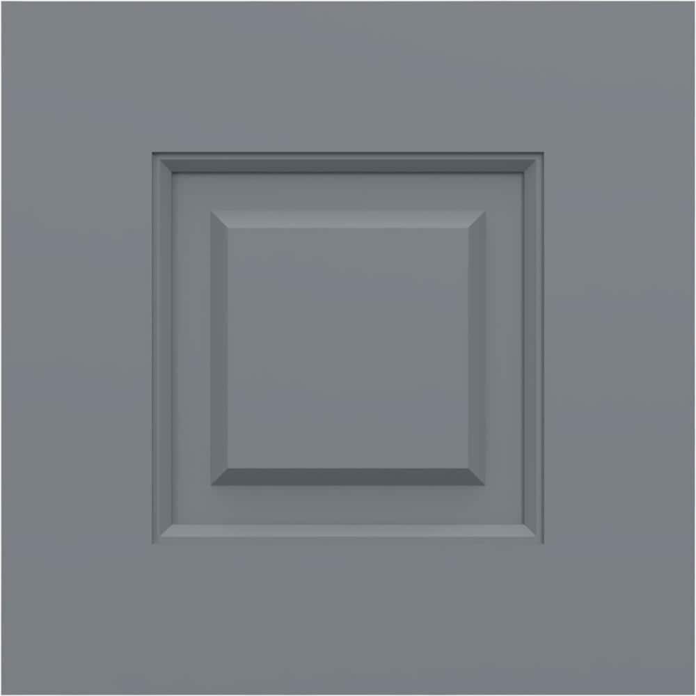 Ekena Millwork 12-in W x 12-in H True Fit PVC Raised Panel Shutters ...