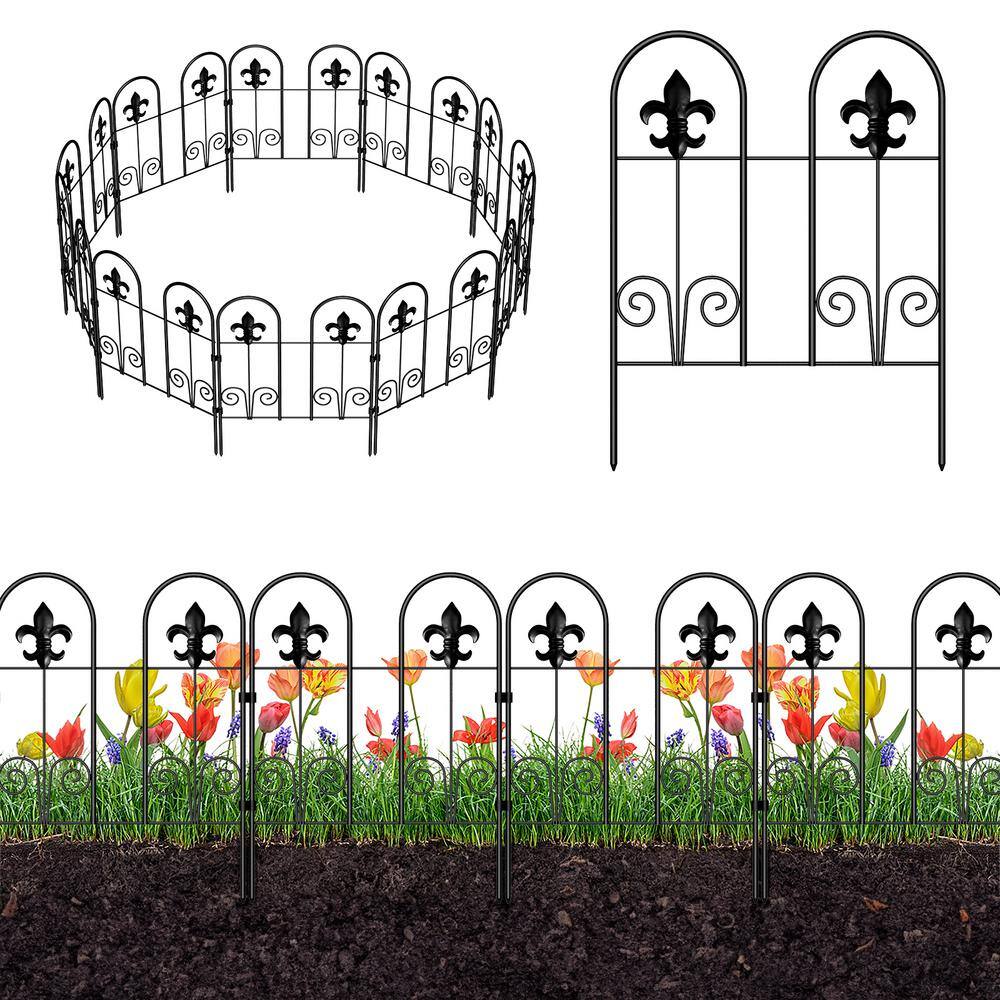 Oumilen 24 inches (H) x 30 feet (L), Double Flower Style Outdoor ...