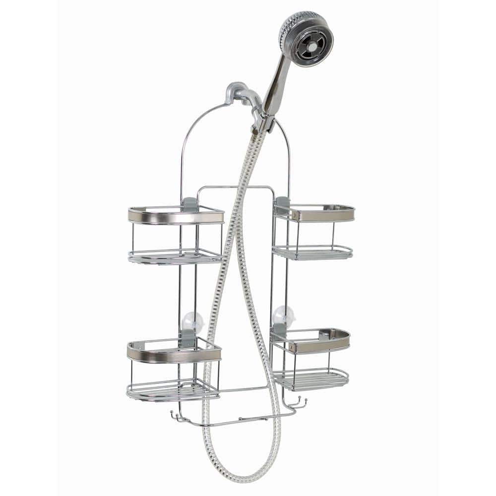 Zenna Home Premium Expandable Shower Caddy for Hand Held Shower or Tall ...