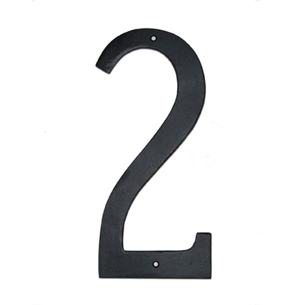 Montague Metal Products 6 in. Standard House Number 2 CSHN-2-6 - The ...