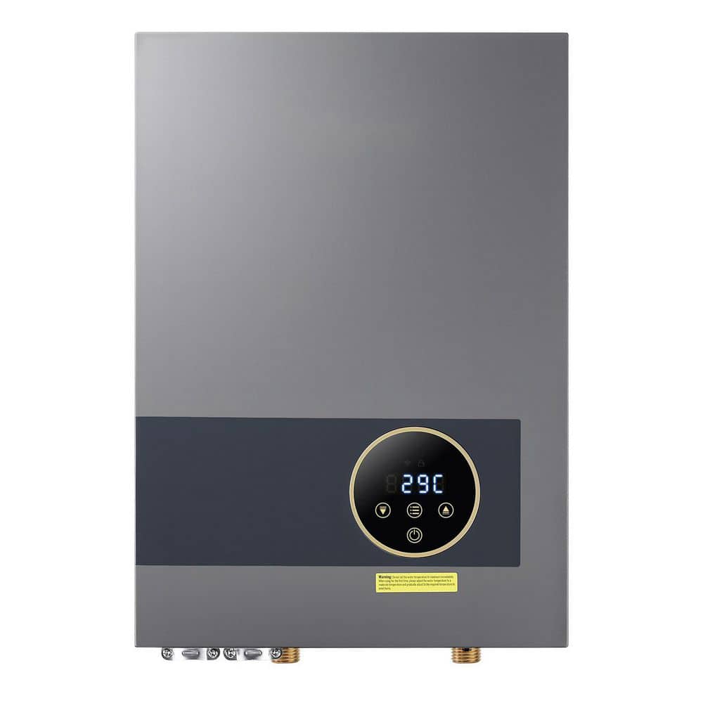 AKIUDEX 36kW Tankless Electric Water Heater with LCD Touch Screen and ...