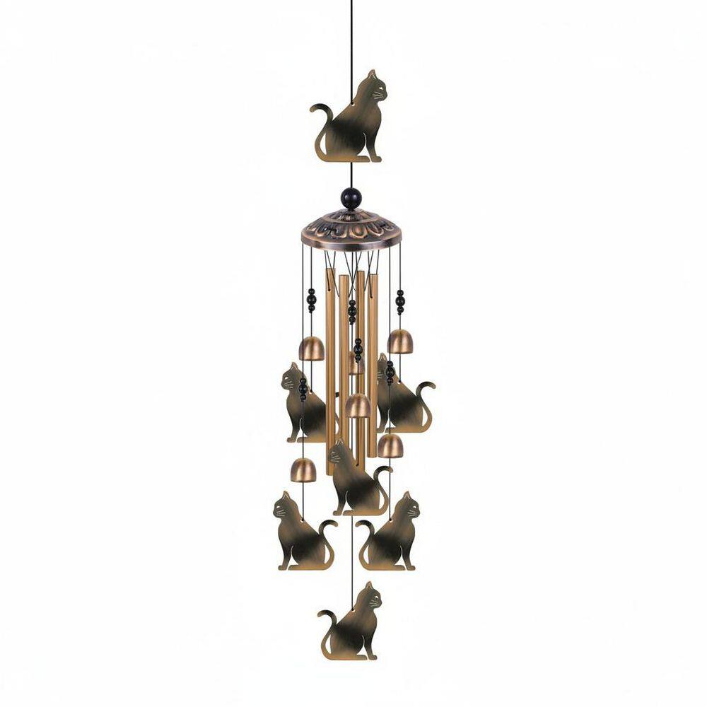 Charming Cat Wind Chime YNLIN345 - The Home Depot