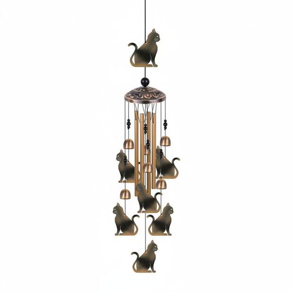 Charming Cat Wind Chime YNLIN345 - The Home Depot