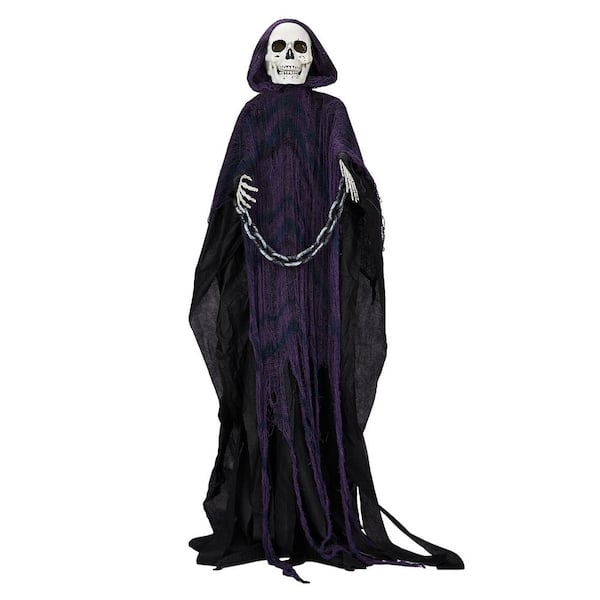 Karl home 6 ft. Grim Reaper with Chain Indoor or Outdoor Decoration ...
