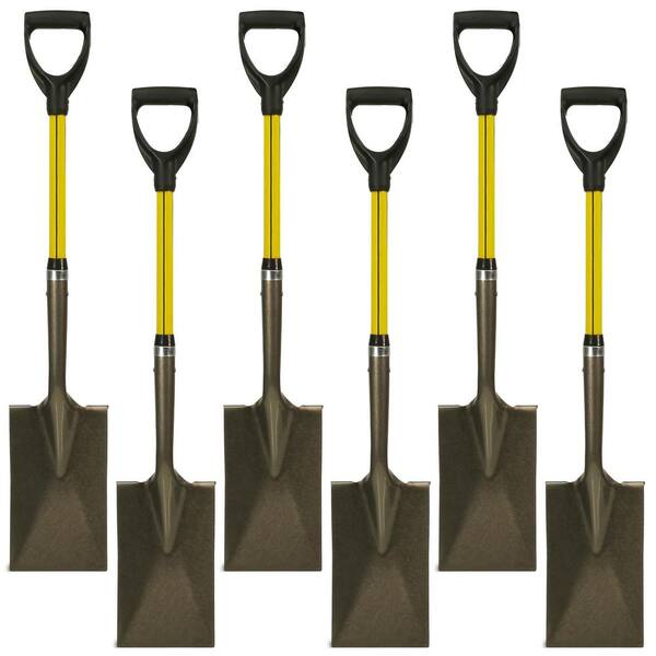 Nupla 30 in. Classic Fiberglass D-Grip Handle and Industrial Grade 14 ...