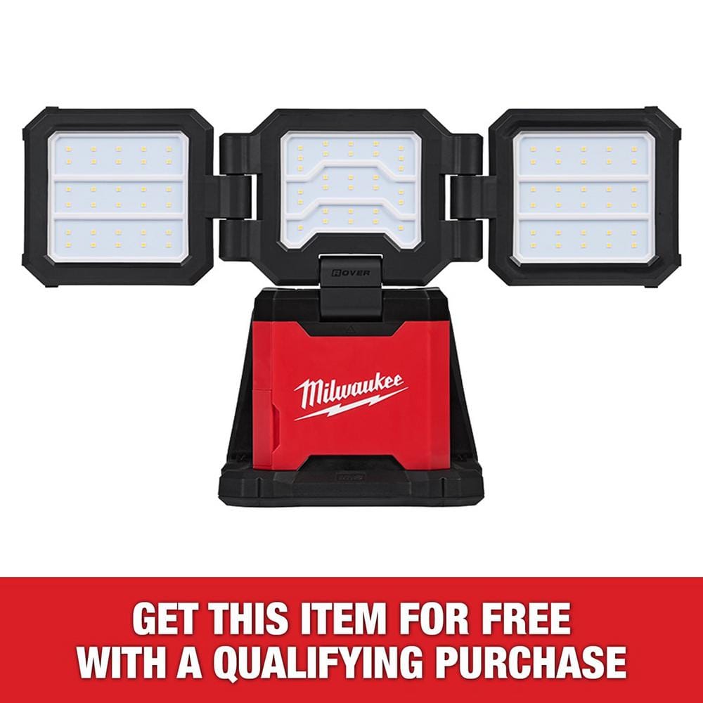 Milwaukee M18 18-Volt Lithium-Ion Cordless 4500 Lumens ROVER Dual Power ...