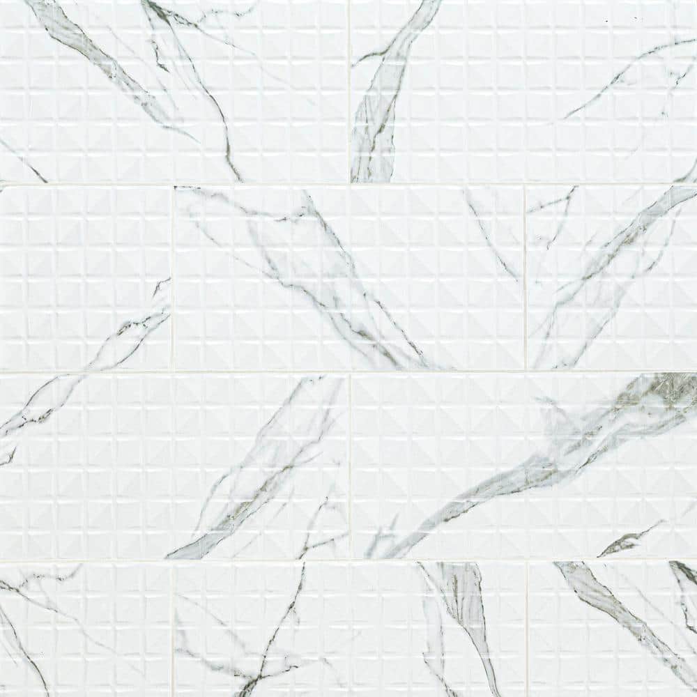 Have a question about MSI Dymo Statuary Chex White 12 in. x 24 in ... Have a question about MSI Dymo Statuary Chex White 12 in. x 24 in ...