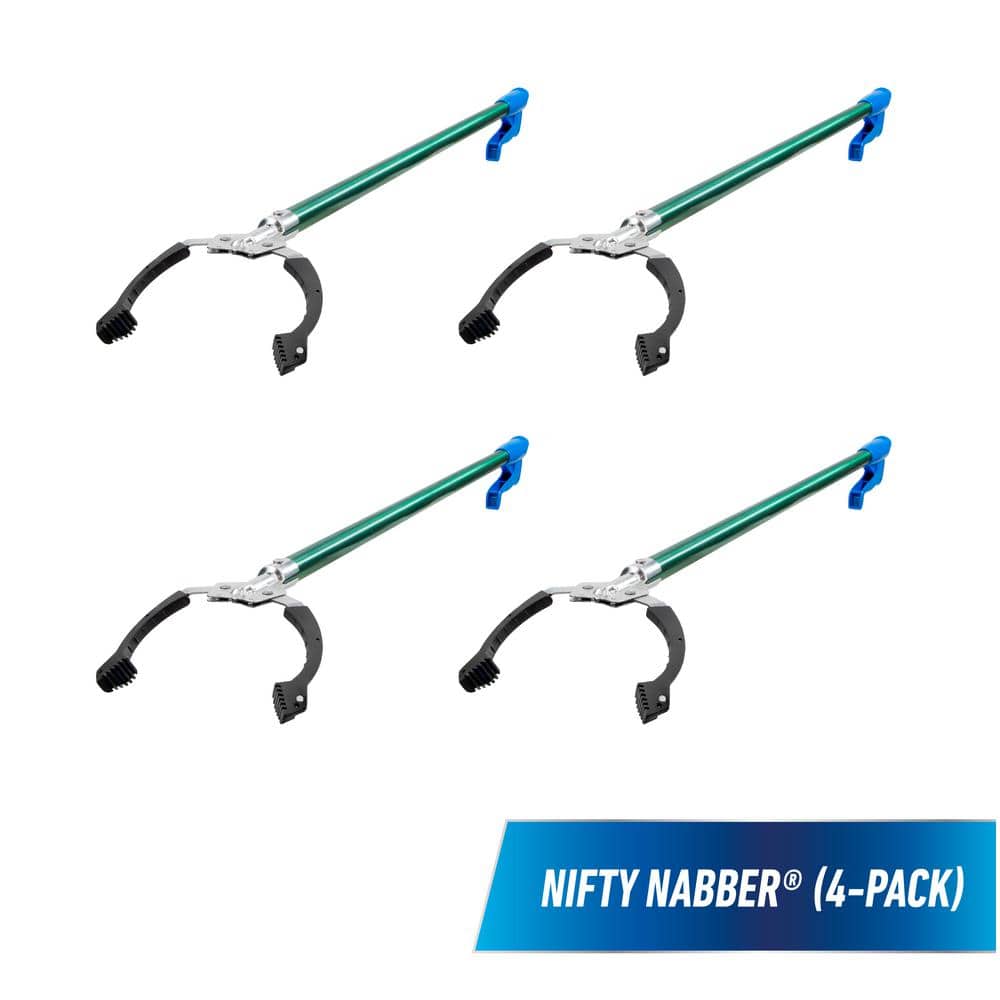 Unger 36 in. Nifty Nabber Trash Picker Grabber (4-Pack) 492134 Combo 2 ...