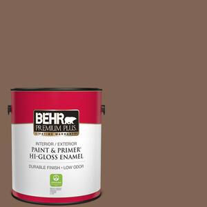 BEHR ULTRA 1 gal. #N240-7 Joshua Tree Extra Durable Semi-Gloss Enamel ...