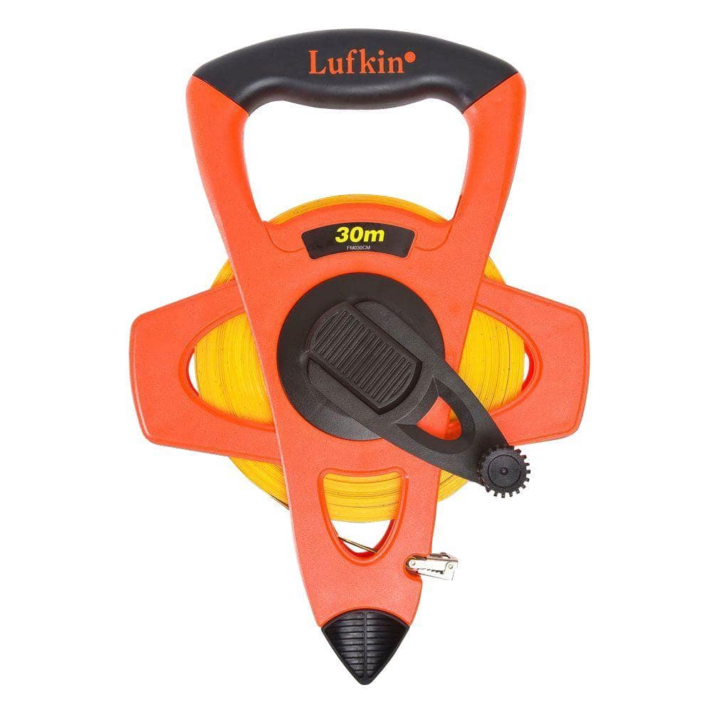 Lufkin 30M Metric Fiberglass Long Tape Measure With Mm cm Metric Scale