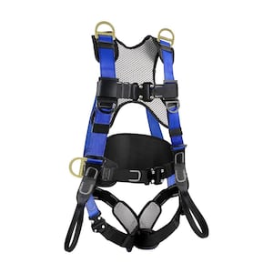 2200 lb Capacity Fall Protection Full Body Harness with 5pt Adjustment ...