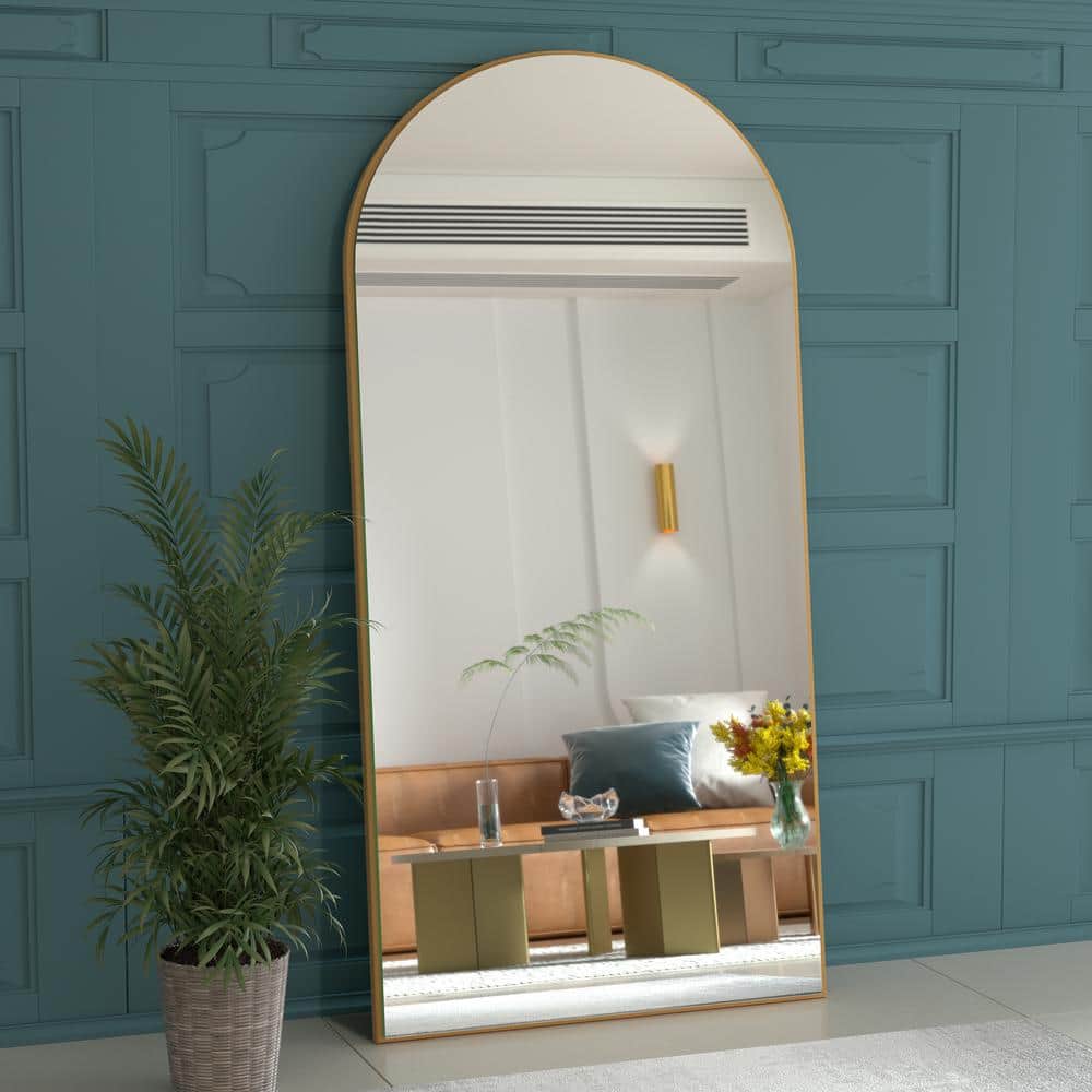 Seafuloy Classical 28 in. W x 71 in. H Oversized Mirror Floor Mirror ...