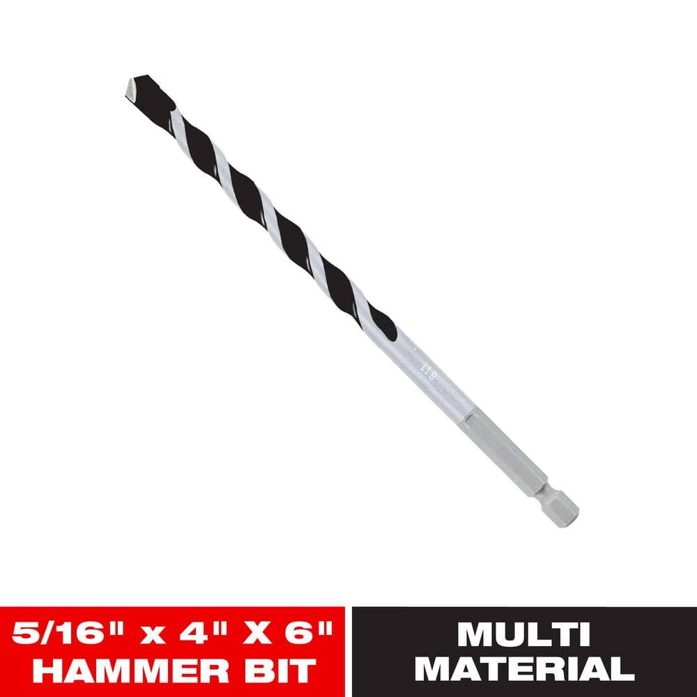 DIABLO 5/16 in. x 4 in. x 6 in. Multi-Material Carbide-Tipped Hammer ...