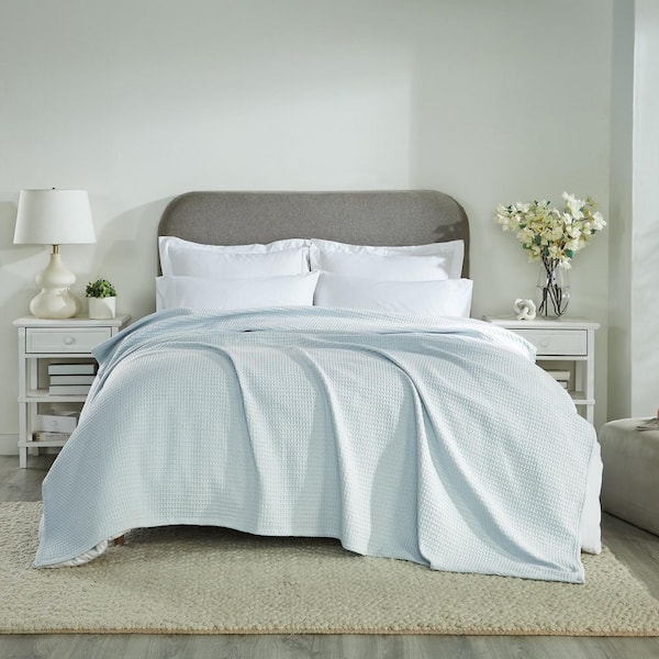 Better Trends Janiya Waffle Full/Queen Size 100% Cotton Blanket in ...