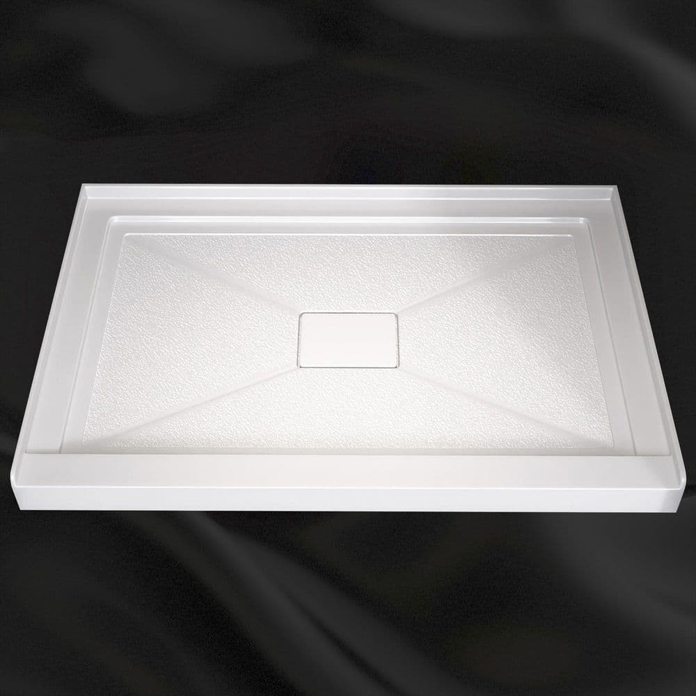 Zeafive Voe 48 in. L x 32 in. W Single Threshold Alcove Shower Pan Base ...