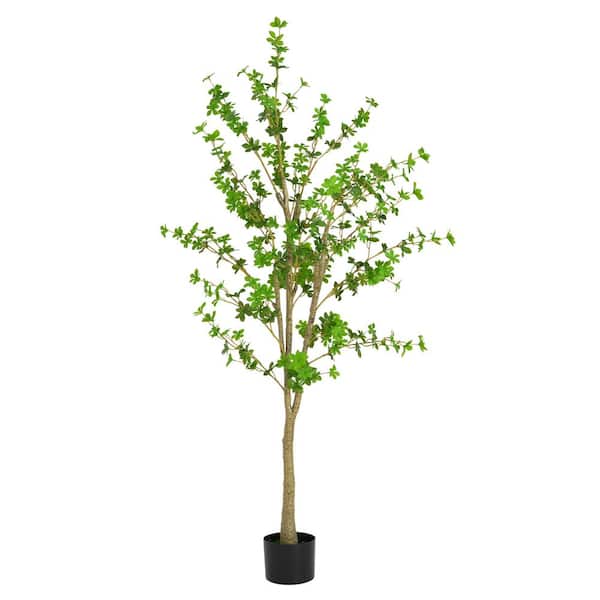 CHRISTOPHER KNIGHT HOME 6.33 ft. Artificial Enkianthus Tree with Pot UM ...