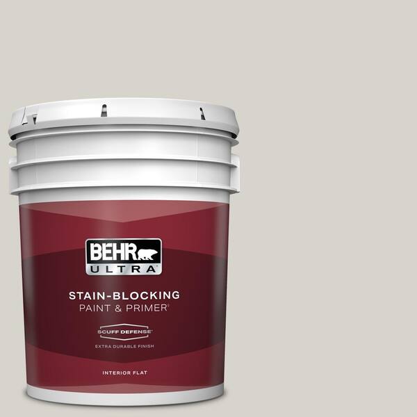 BEHR ULTRA 5 gal. #PPU25-10 Soft Secret Extra Durable Flat Interior ...