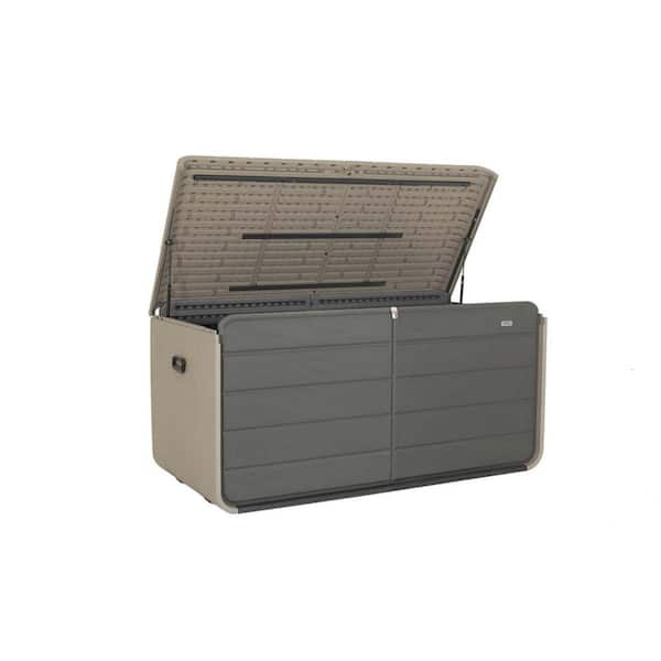 Cesicia 260 gal. Gray Deck Box DeckBox1 - The Home Depot