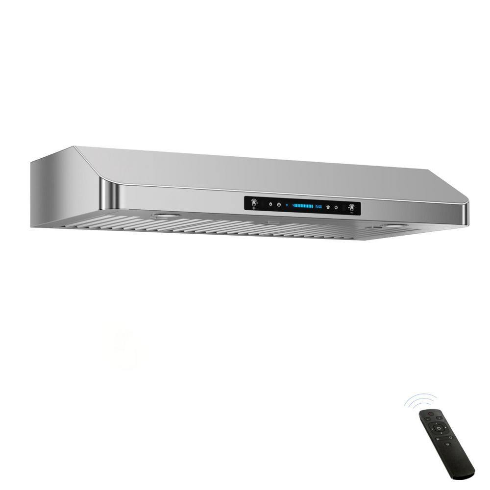 Dalxo 36 in. 600 CFM Ducted Under Cabinet Range Hood in Stainless Steel ...