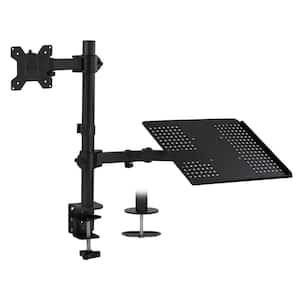 mount-it! Ergonomic Glass Monitor and Laptop Desk Adapter Riser MI-7263 ...