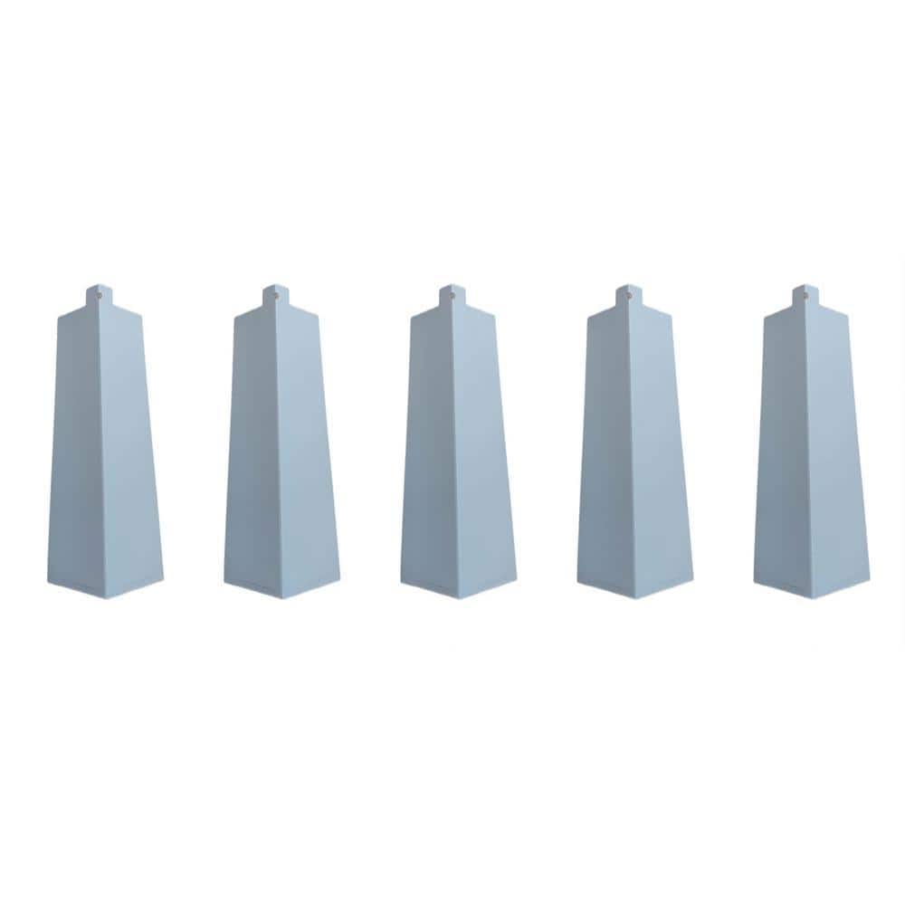 Angel Sar 8 in. White Aluminum Outside Corner Siding, DIY Wall Corner ...
