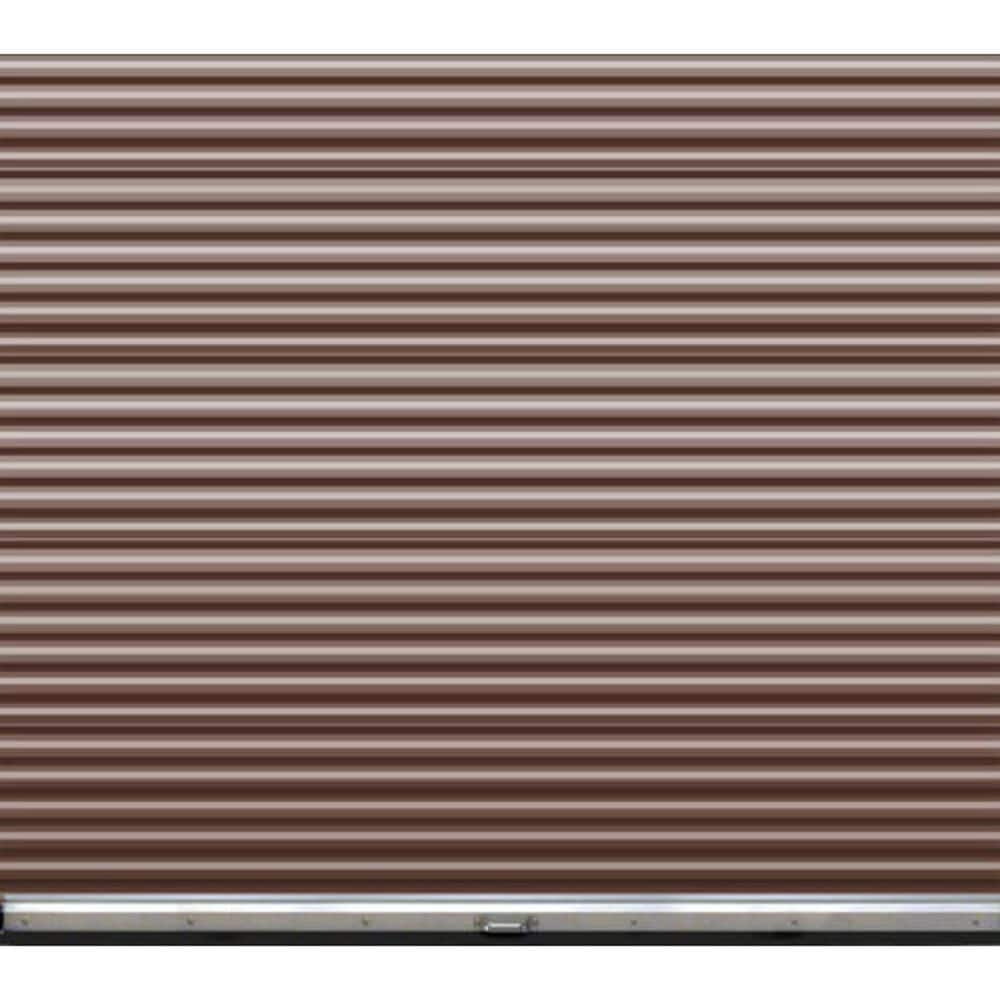Clopay Roll-Up 9 ft. x 7 ft. Non-Insulated Continental Brown Garage ...