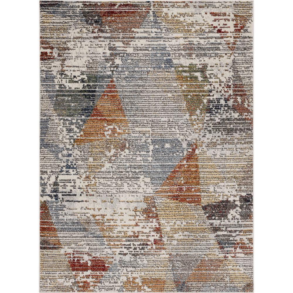 Mohawk Home Anderson Multi 6 ft. x 9 ft. Modern Contemporary Abstract ...