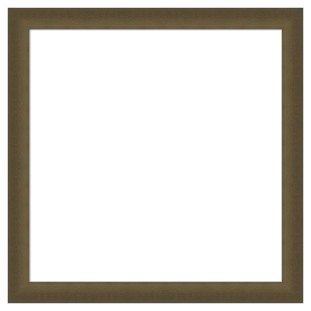 Amanti Art Blaine Light Bronze Narrow 28 in. x 28 in. Polystyrene ...