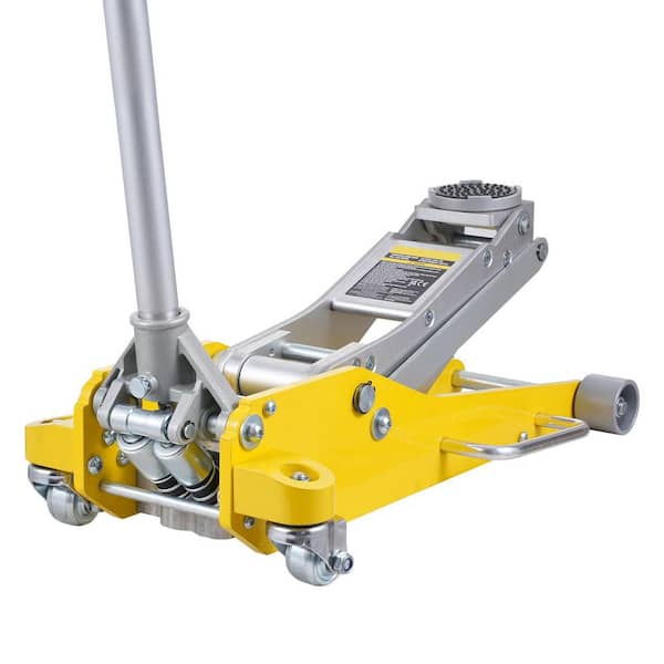 SKYSHALO Low Profile Floor Jack 3 Ton (6600 lbs. ), Yellow, Heavy Duty ...