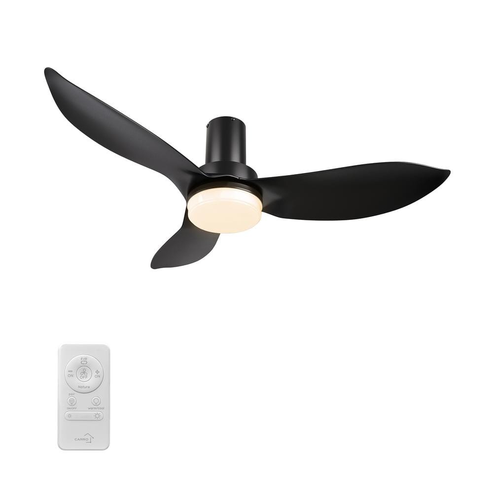 CARRO Nefyn II 45 in. Color Changing Integrated LED Indoor Black 10 ...