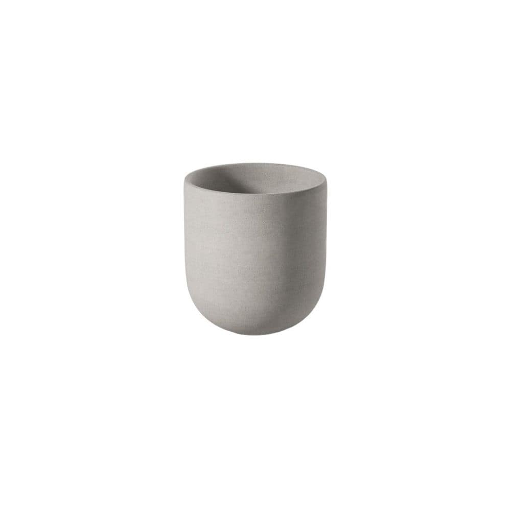 OGETFUUR Large 10 in. Ceramic Cylinder Flower Plant Pot with Drainage ...