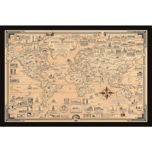 "World Wonders" by Marmont Hill Framed Travel Art Print 16 in. x 24 in ...