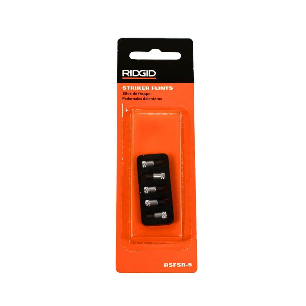 RIDGID Replacement Flints for Single-Flint Striker (No Regulator) (5 ...
