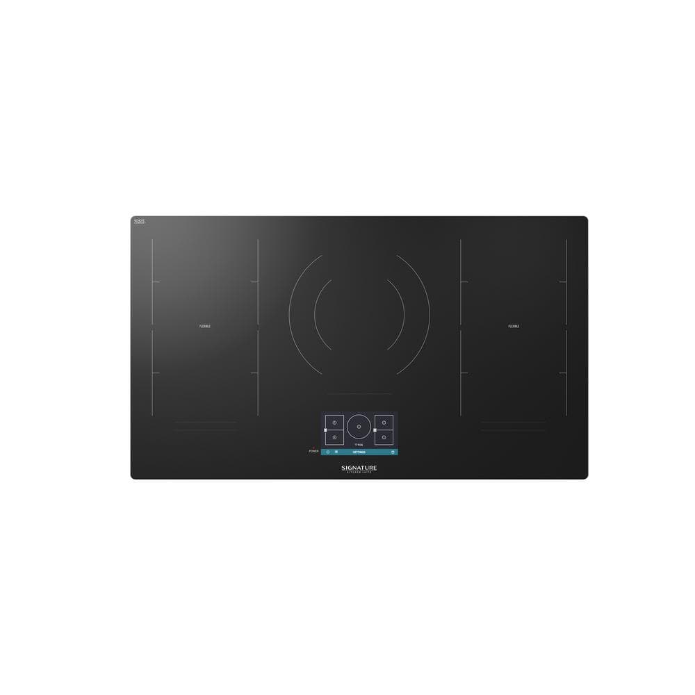 Signature Kitchen Suite 36 in. Induction Cooktop with 2 Full Flex Zones ...