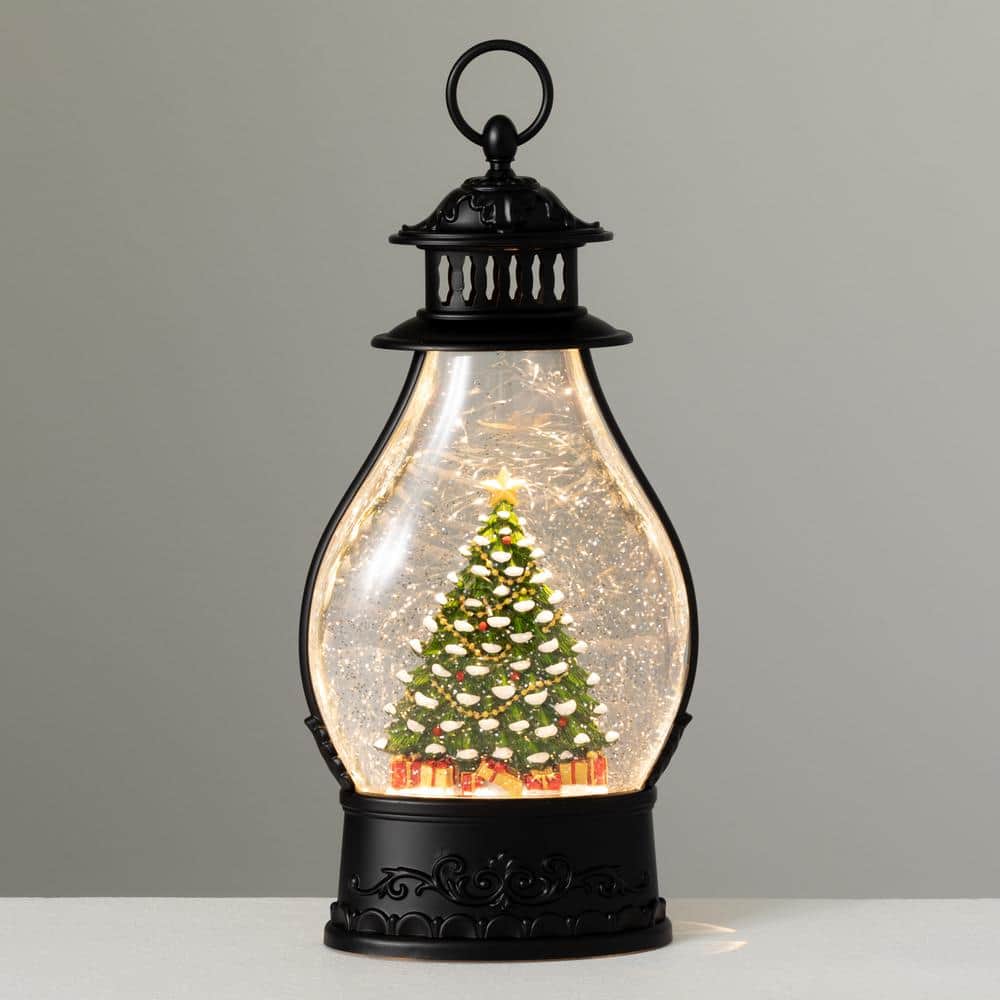 SULLIVANS 15.25 in. Lighted Christmas Tree Lantern, Multicolored PN3908 ...