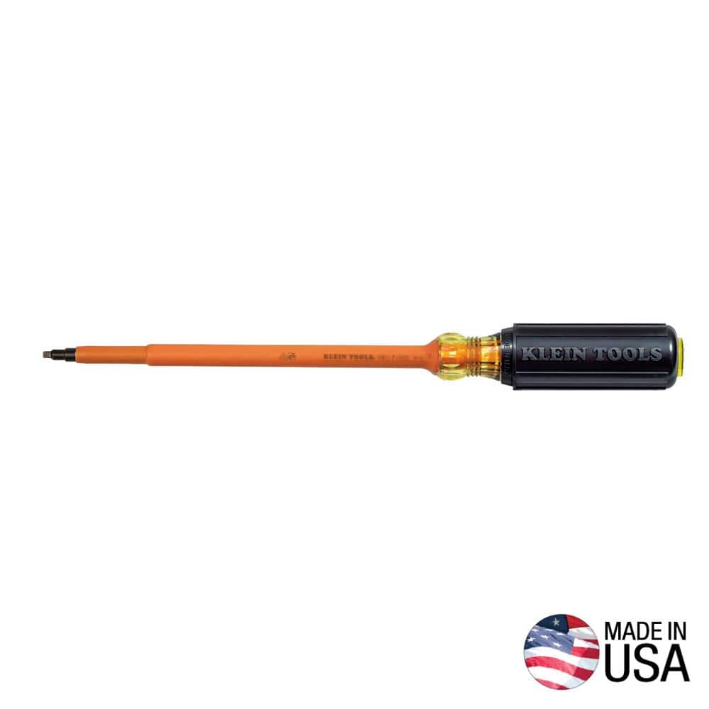 Klein Tools #2 11-5/16 in. Insulated Square Screwdriver 662-7-INS - The ...