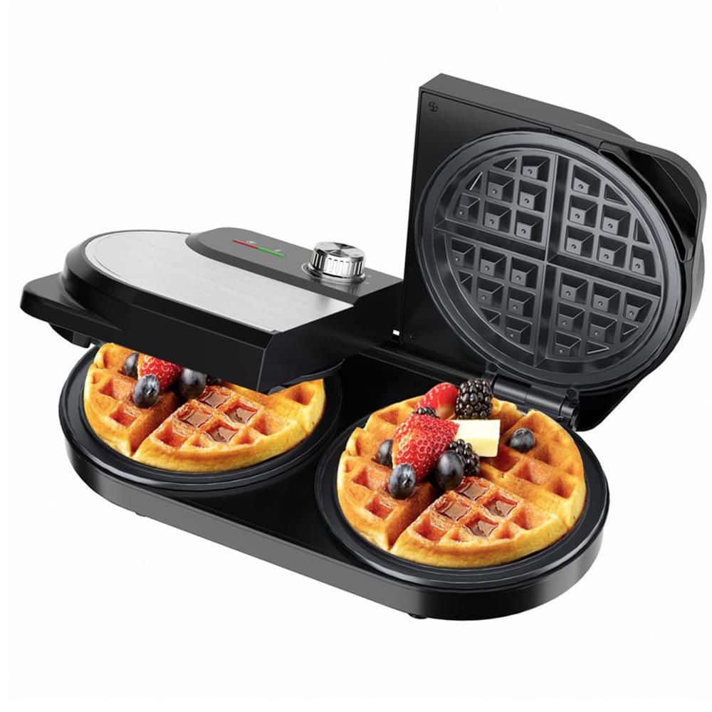 YASHE 1400 W Double Waffle Stainless Steel Belgian Waffle Maker SW ...