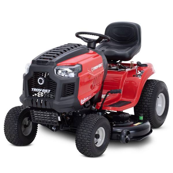 Troy-Bilt Bronco 46 in. 547cc Engine Automatic Drive Gas Riding Lawn ...