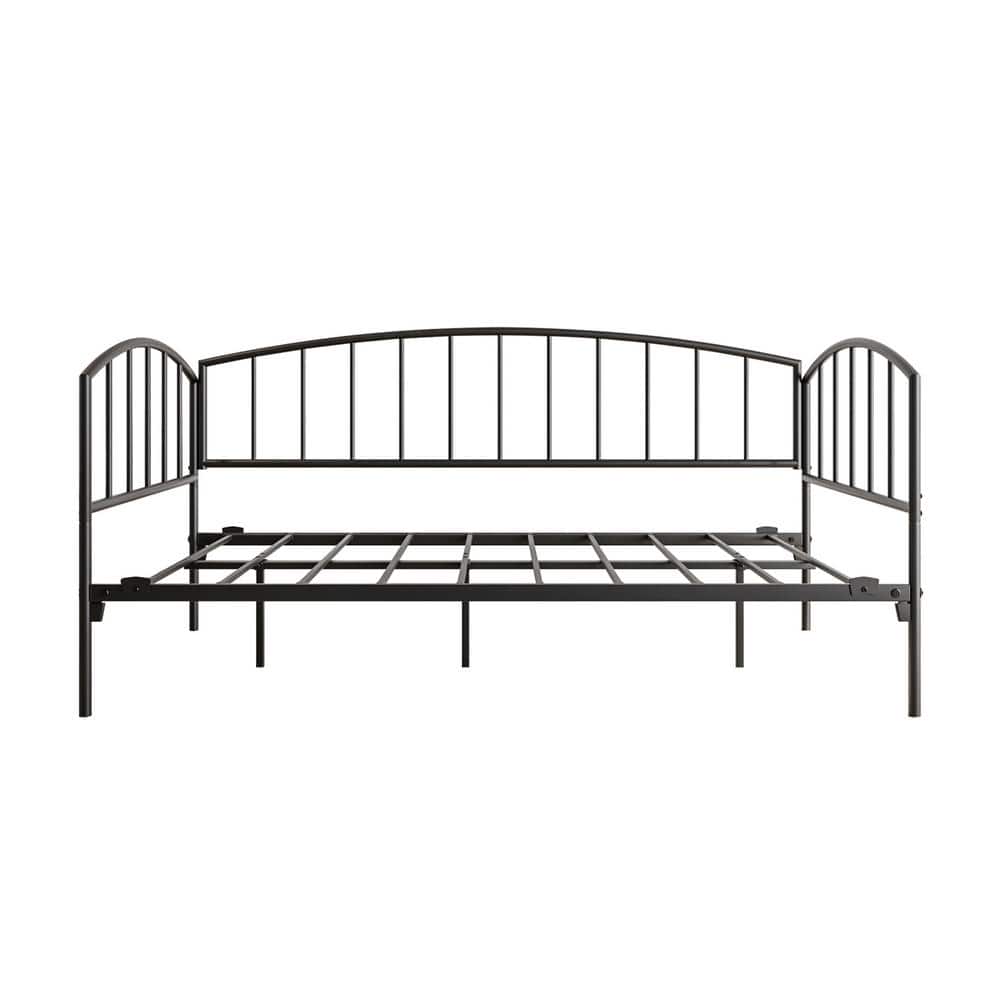 Maincraft Black Metal Twin Size Daybed with Rails D01-BF71 - The Home Depot