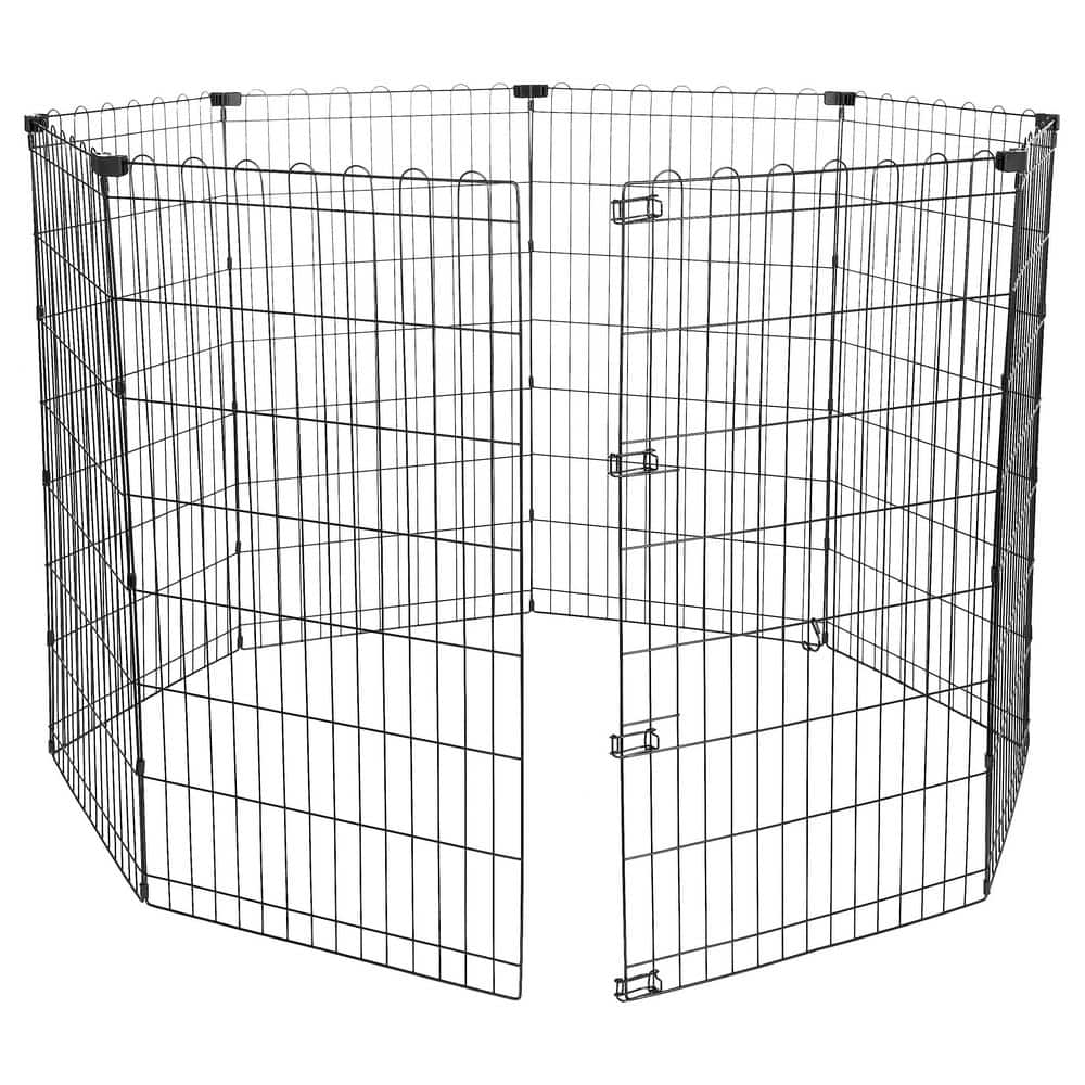 3.5 ft. x 5 ft. Octagonal Foldable Flat Top Rectangle Metal Fencing ...