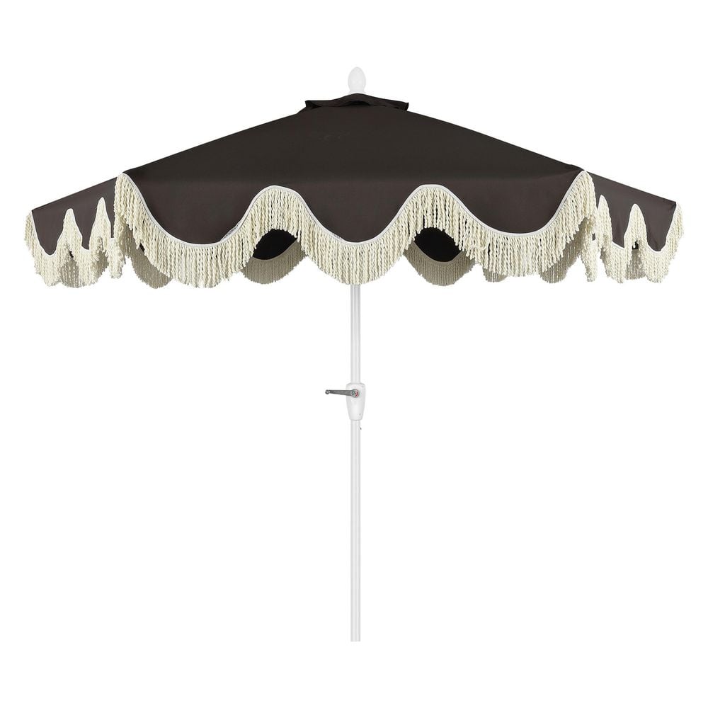 JONATHAN Y Collins 9 ft. Classic Cottage Fringe Tassel Market Patio ...