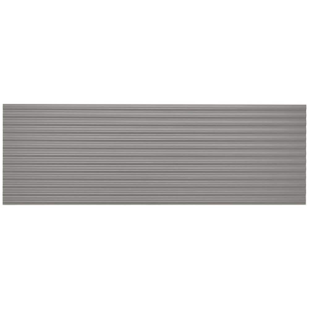 Ivy Hill Tile Linear Smoke Gray 4 in. x 0.51 in. Matte Ceramic Wall ...