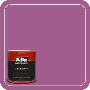 BEHR PREMIUM PLUS 8 oz. #P110-6 Wild Berry Semi-Gloss Interior/Exterior ...