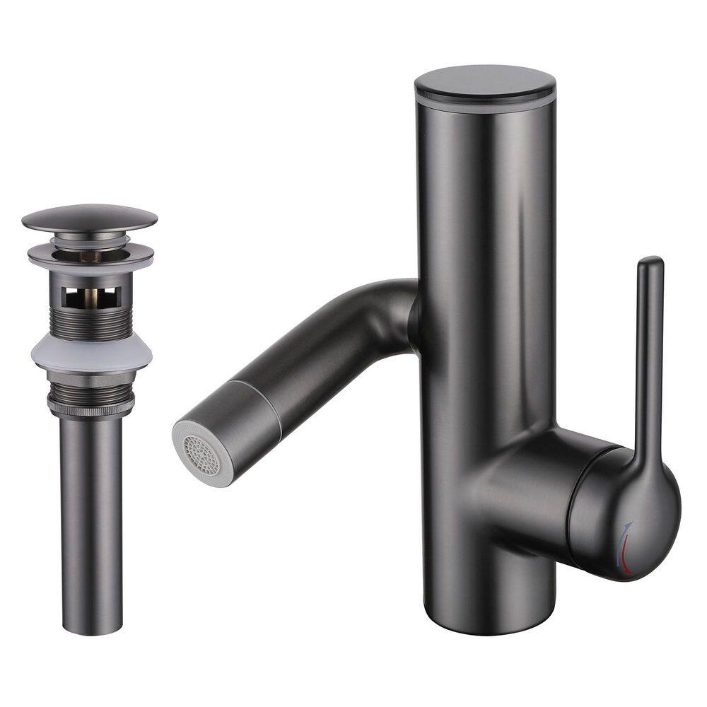 BEARSOLIM Bathroom Sink Faucet 1 Handle Single Hole Bathroom Sink ...