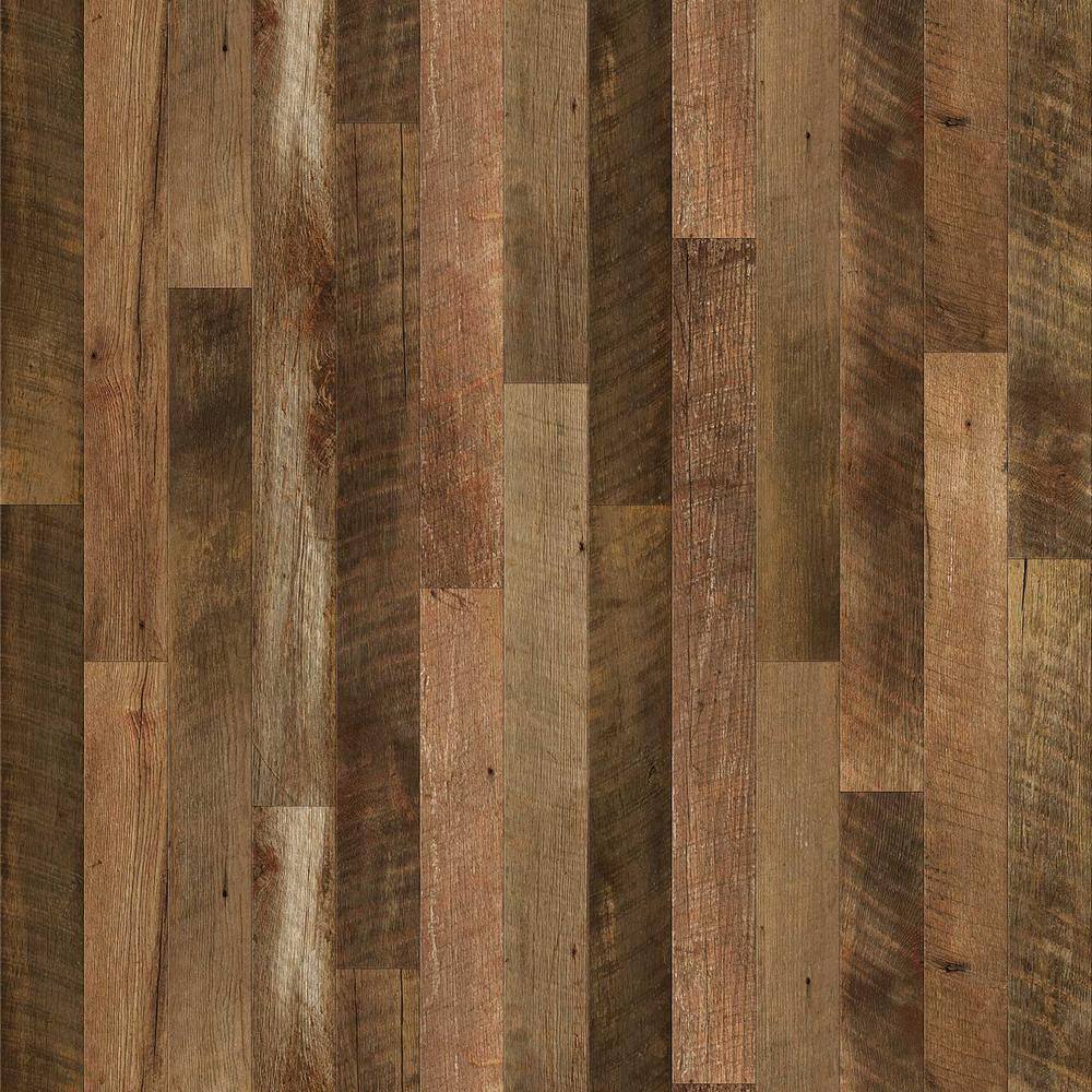 Wilsonart 8 in. x 10 in. Laminate Sheet Sample in Remade Oak Planked ...