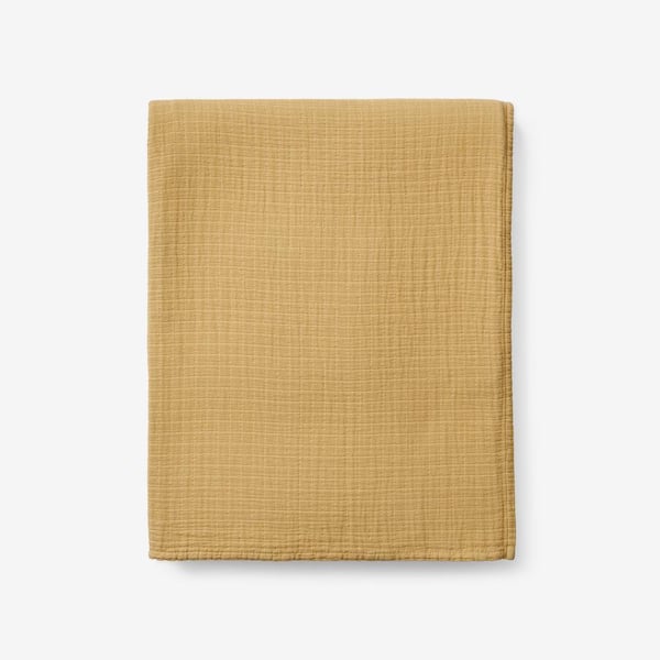 The Company Store Gossamer Gold Throw Blanket 51198X-OS-GOLD - The Home ...