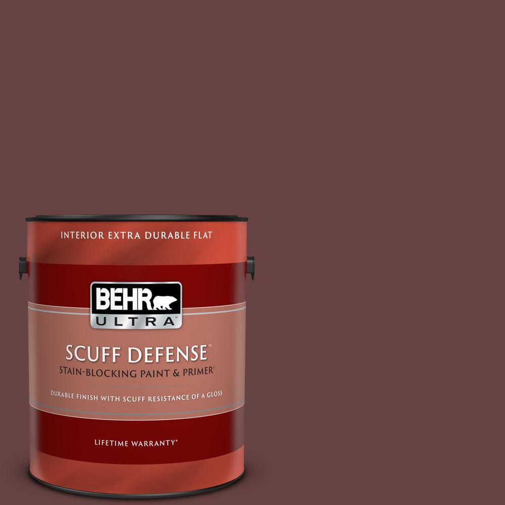 BEHR ULTRA 1 gal. #MQ1-14 Twinberry Extra Durable Flat Interior Paint ...