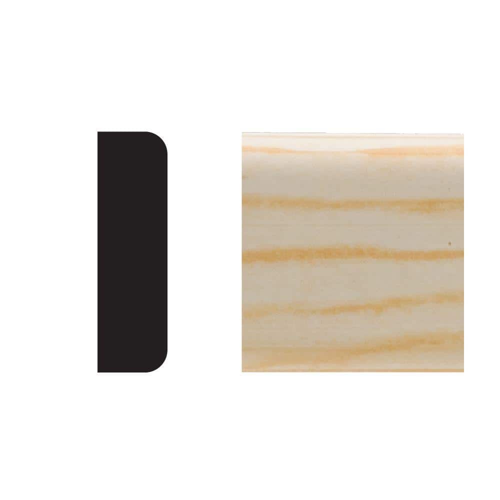 Royal Mouldings Clearwood 8 ft. x 3/4 in. x 1/4 in. Vinyl Screen ...