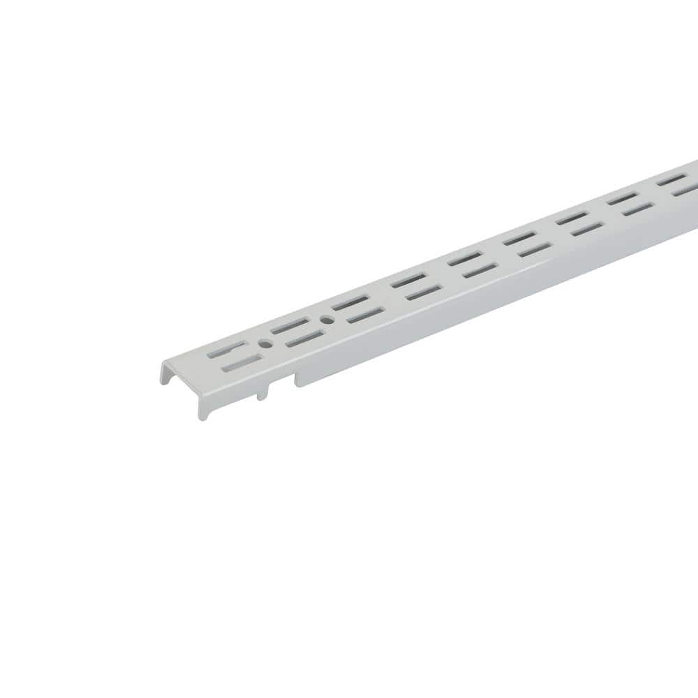 Everbilt 48 in. L-White Shelf Tracks Heavy-Duty Vertical Rail 91217 ...