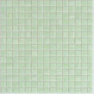 Apollo Tile Celestial Glossy Tea Green 12 in. x 12 in. Glass Mosaic ...
